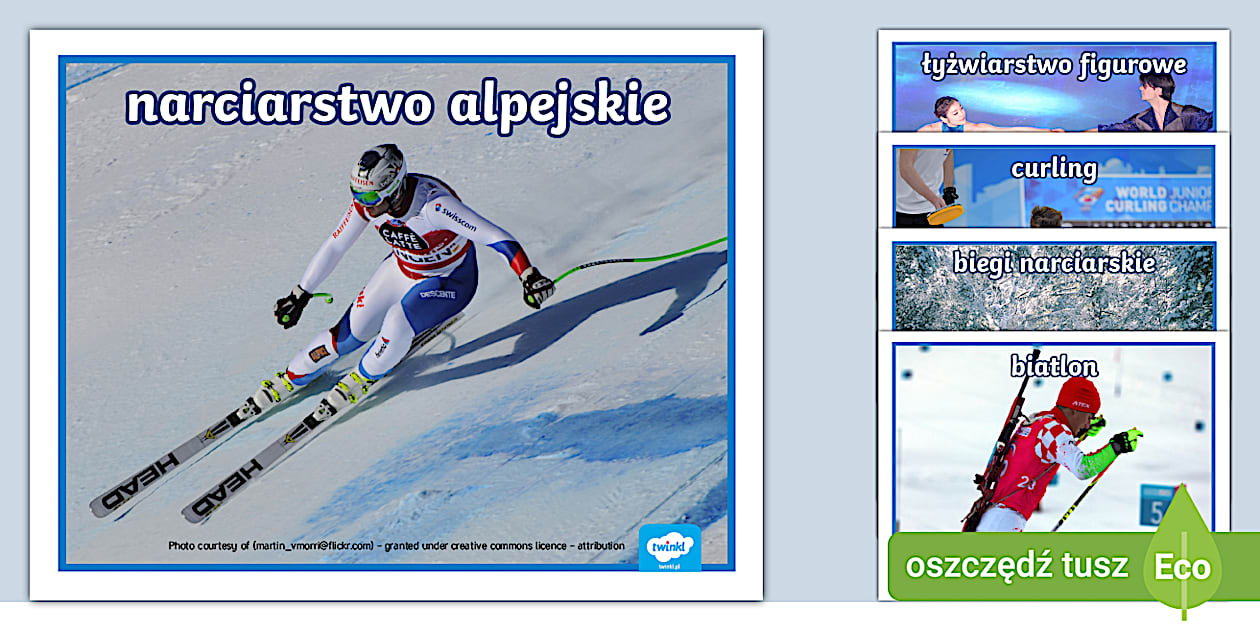 Igrzyska zimowe | Sporty olimpijskie | Zdjęcia z podpisami