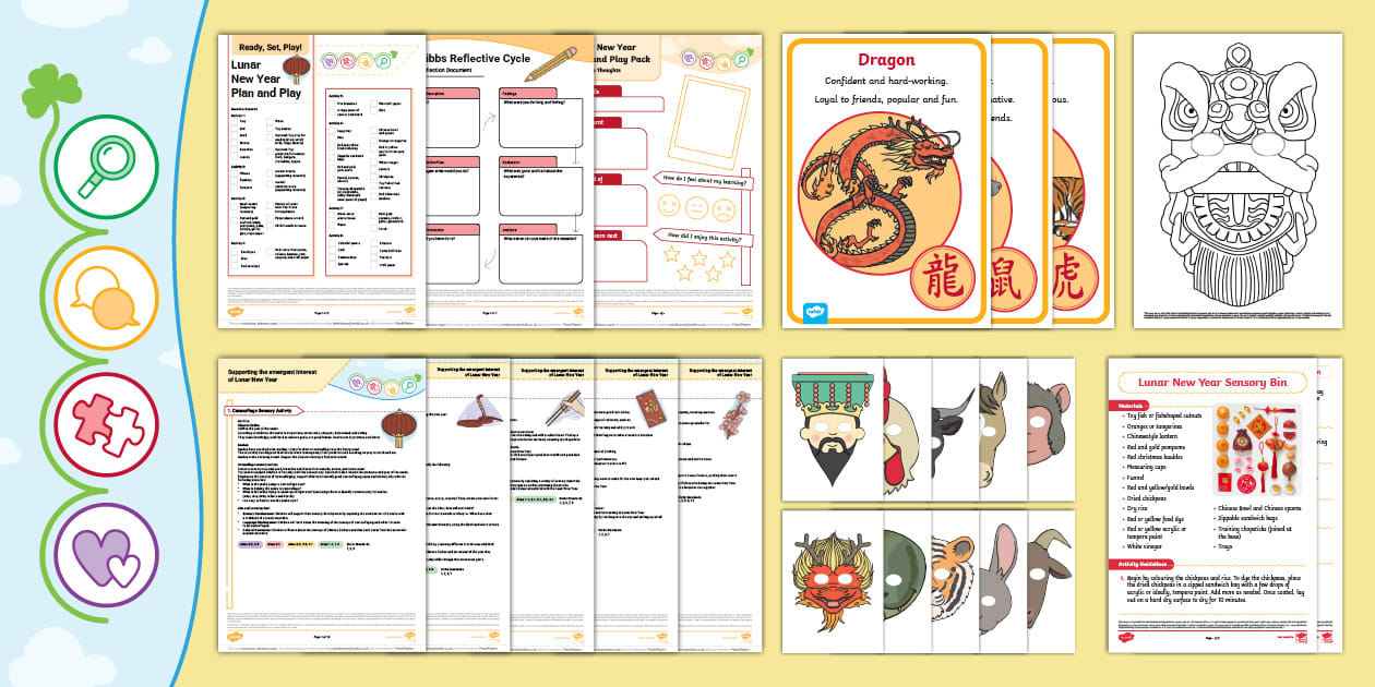 Lunar New Year Plan and Play Pack (Teacher-Made) - Twinkl