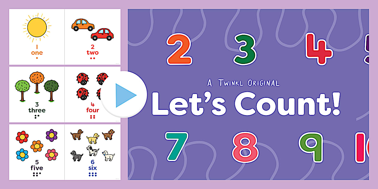 Let's Count! PowerPoint (teacher made) - Twinkl