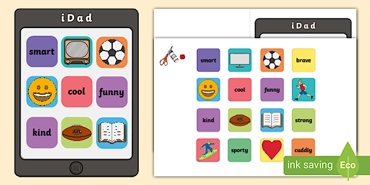 iDad Craft Activity | Easy Father’s Day Card | Twinkl