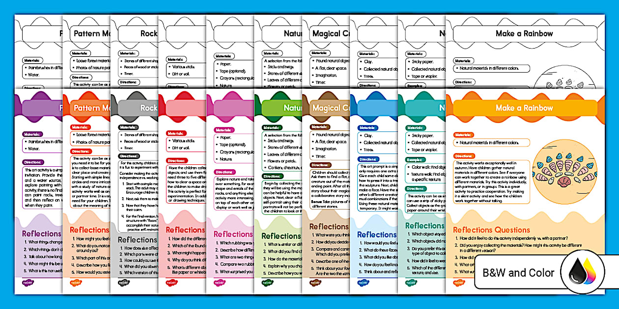Forest School Limited Prep Art Activities (teacher made)