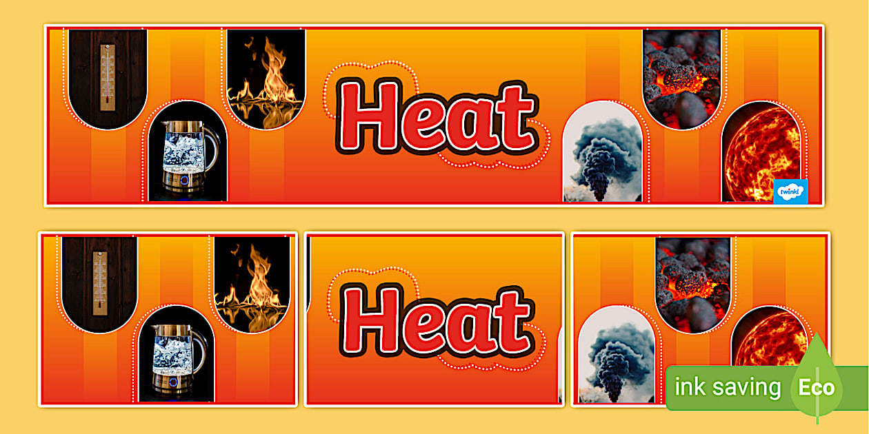 Heat Display Banner (teacher made) - Twinkl