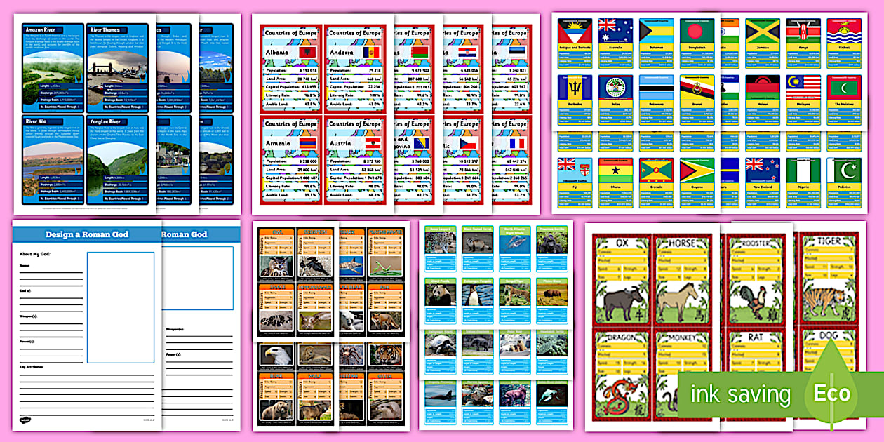 Card Games For Kids - Top Category (Teacher-Made) - Twinkl