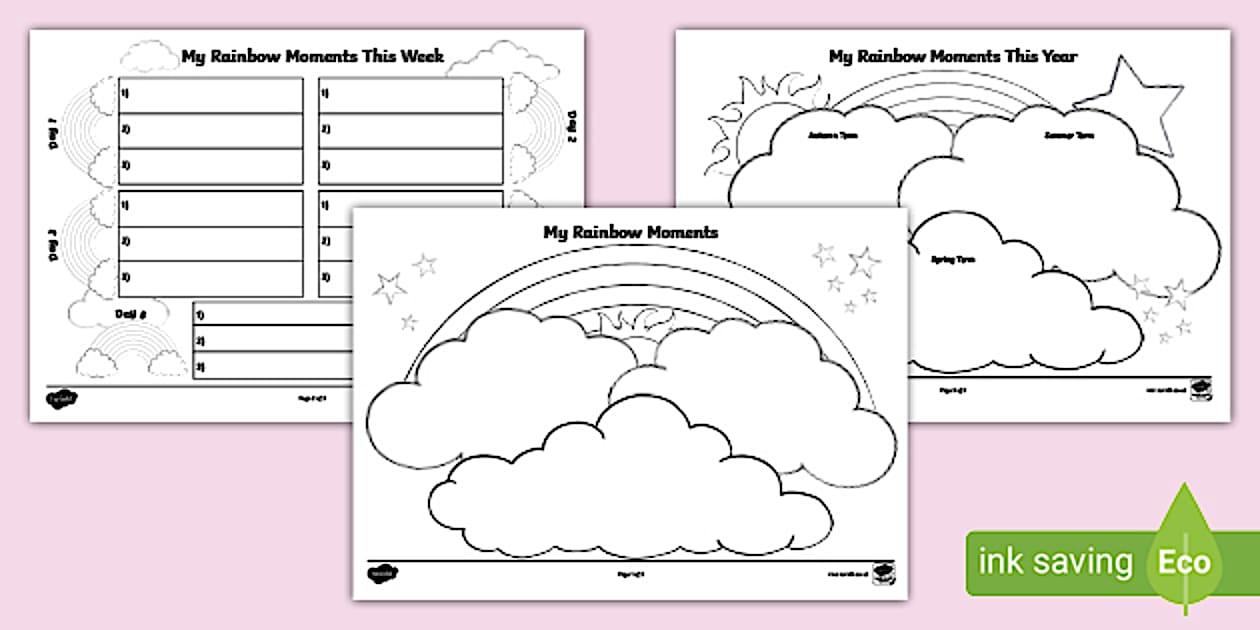My Rainbow Moments Diary KS2 (teacher made) - Twinkl