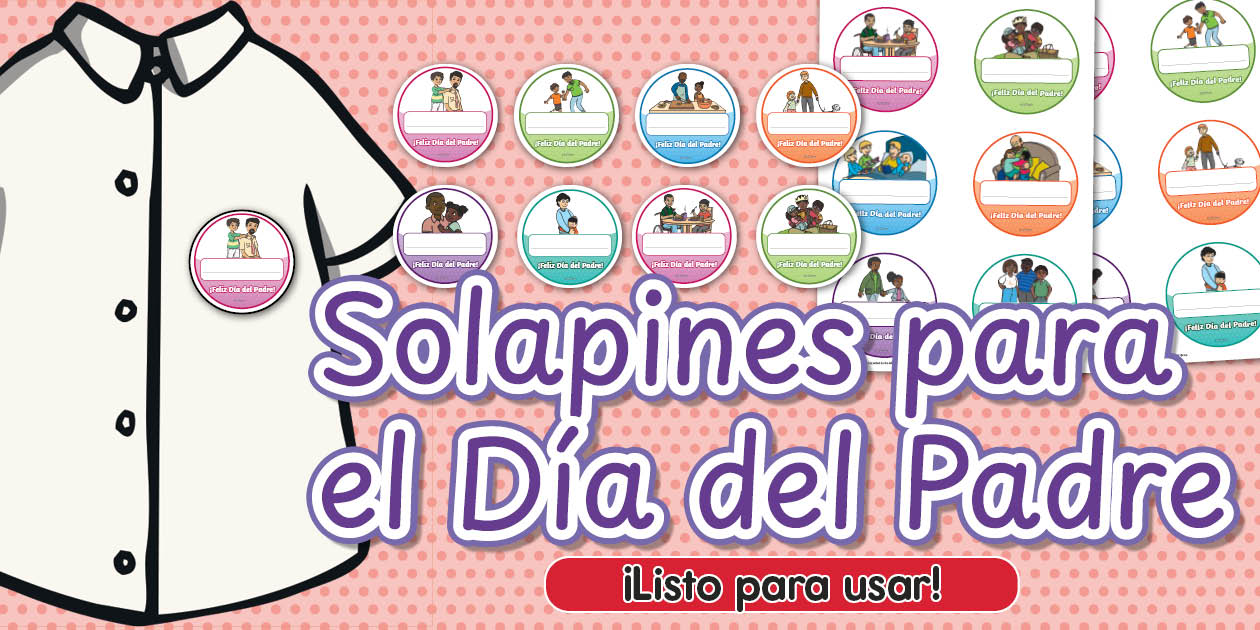Solapines para el Día del Padre