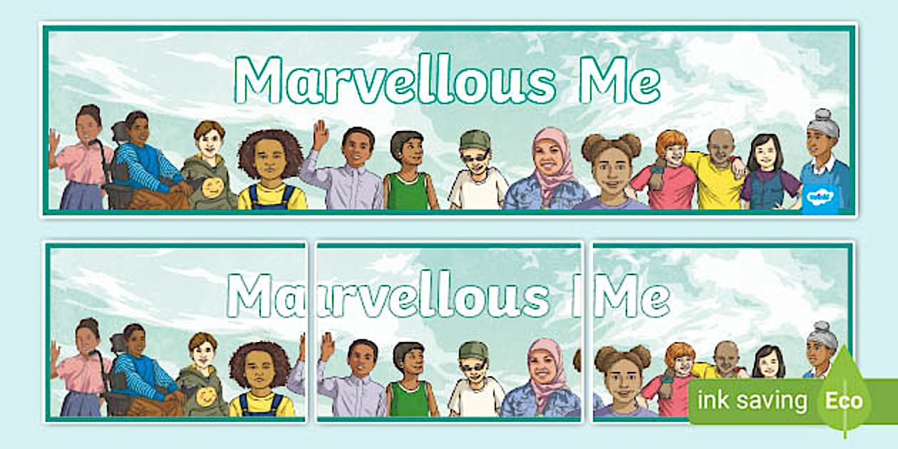 Marvellous Me Banner (teacher made) - Twinkl