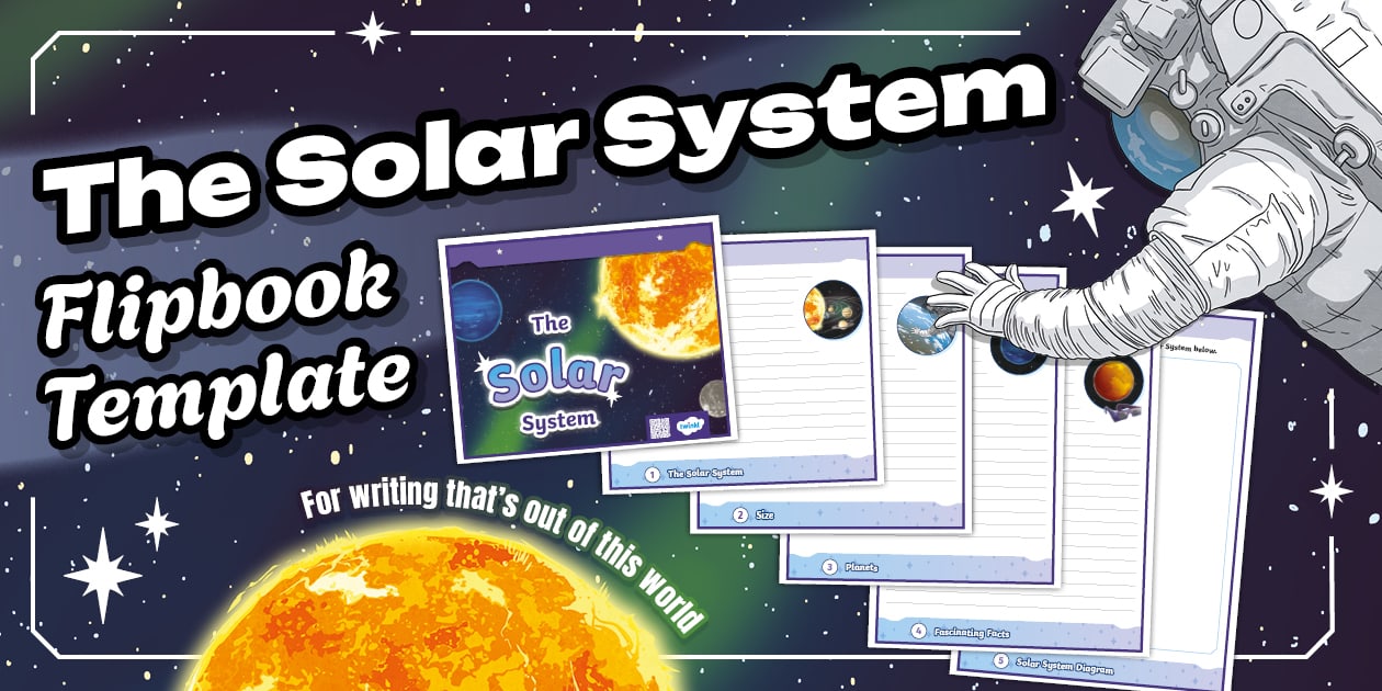 The Solar System Flipbook Template