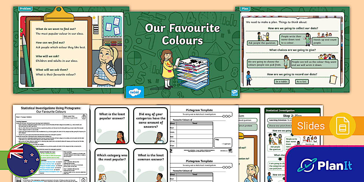 Phase 1 Statistics: Our Favourite Colours Investigation