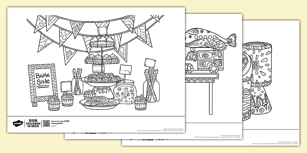 BBC Children in Need Mindfulness Colouring Pages | KS2