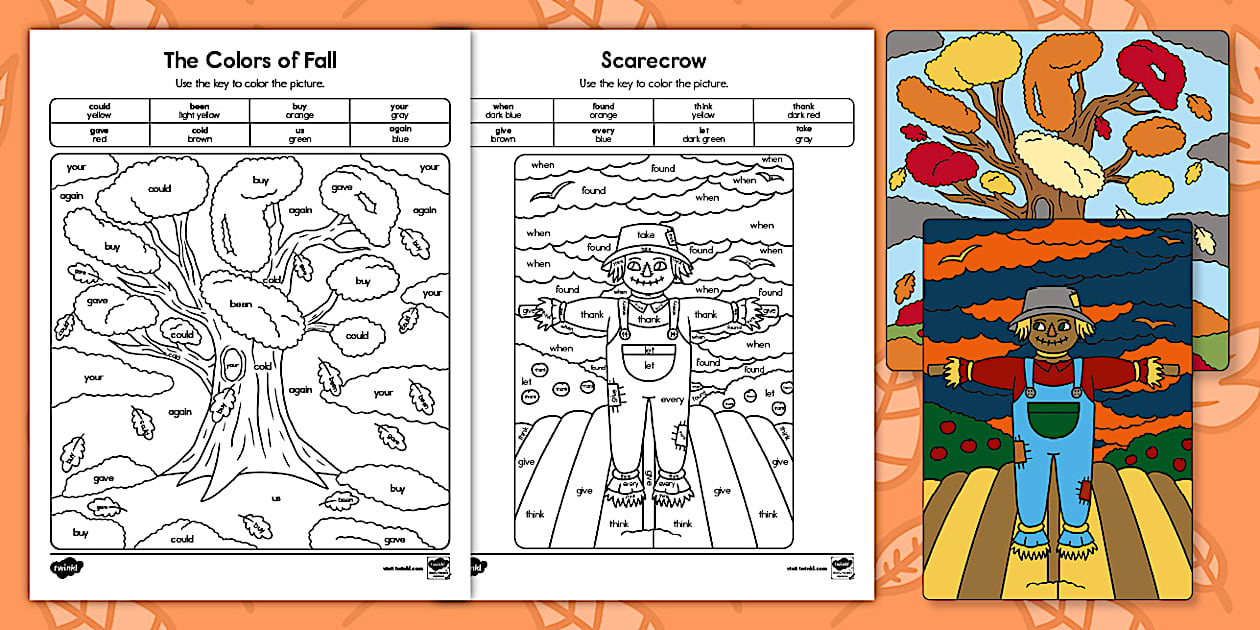 Color by Sight Word 2nd Grade | 2nd Grade Resource | Twinkl