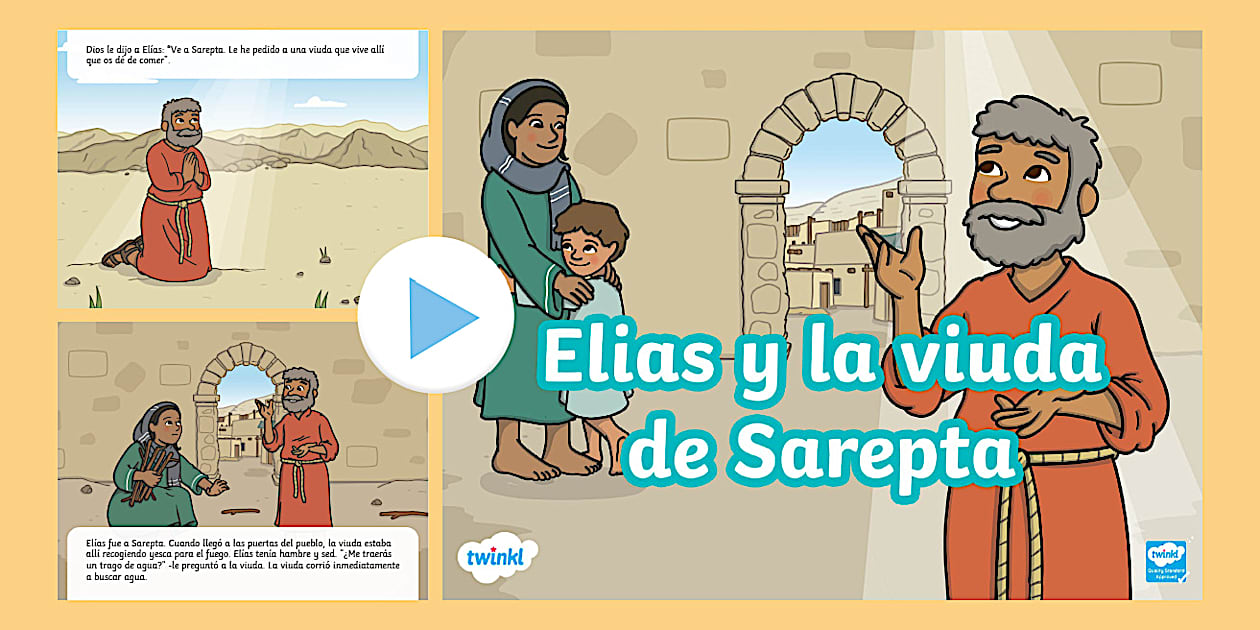 PowerPoint: Elias y la viuda de Sarepta - Twinkl