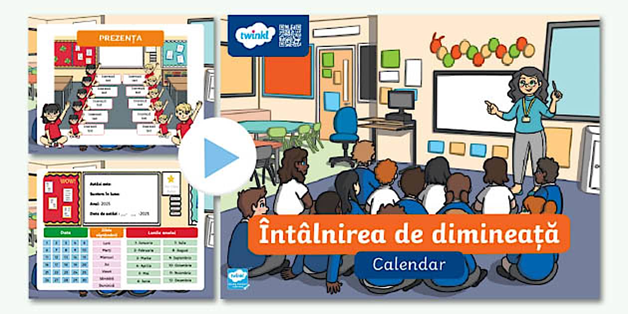 Întâlnirea de dimineață – PowerPoint interactiv