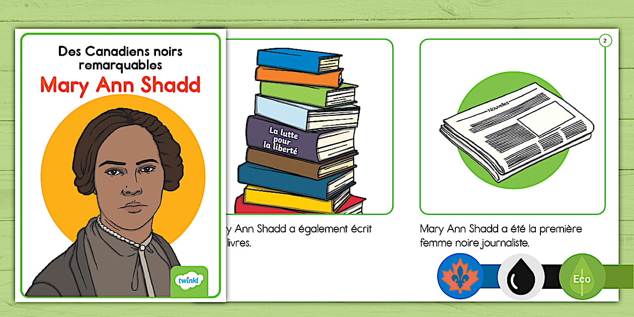 Remarkable Black Canadians Readers French: Mary Ann Shadd