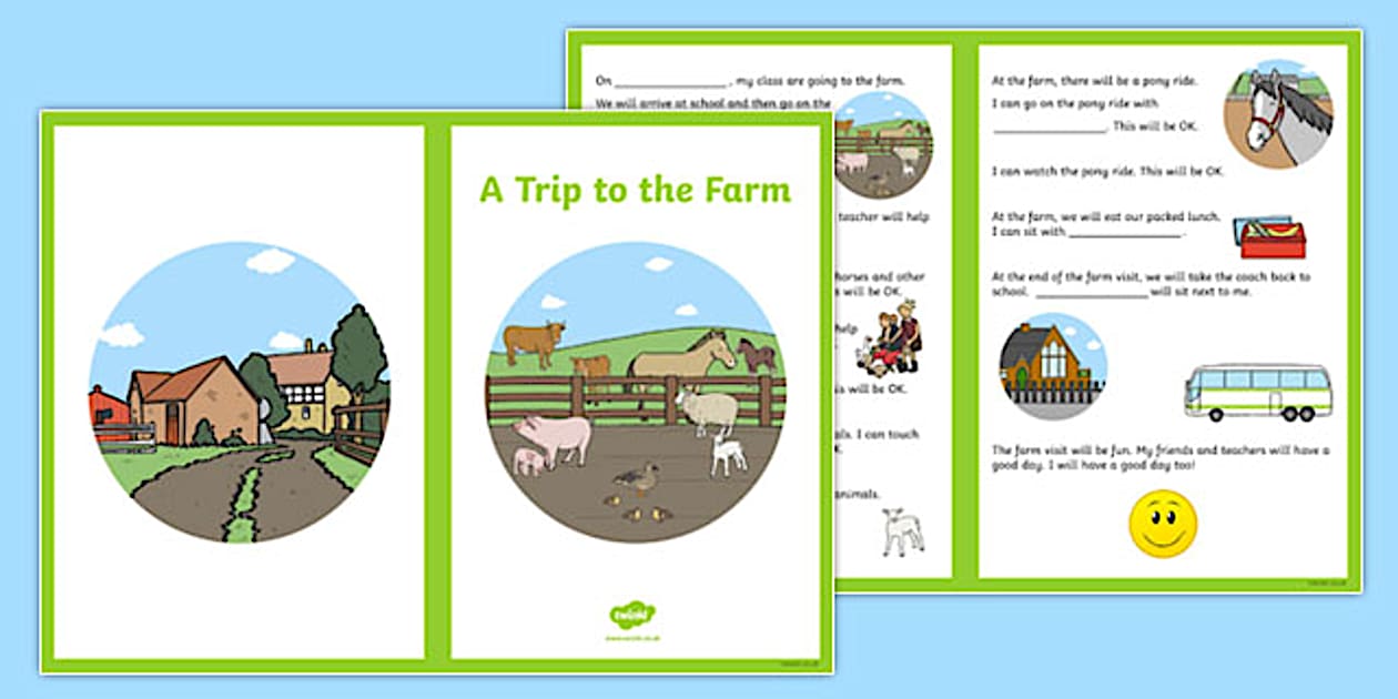 A Trip to the Farm Social Situation (teacher made) - Twinkl