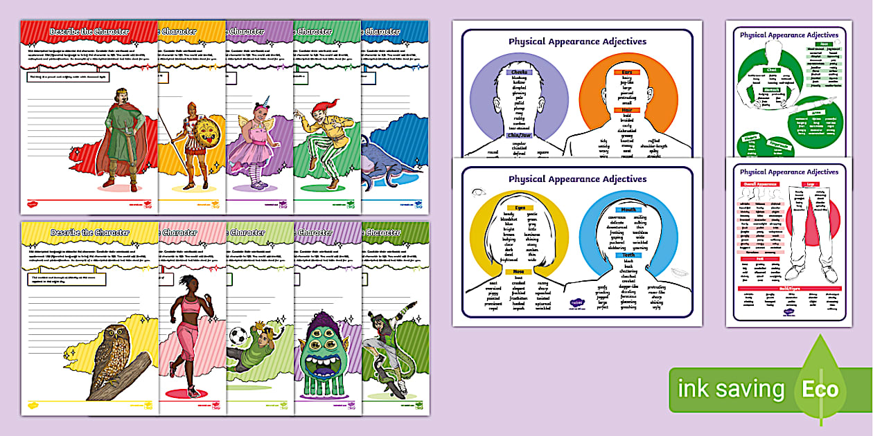 KS2 Character Descriptions Picture Prompts Resource Pack