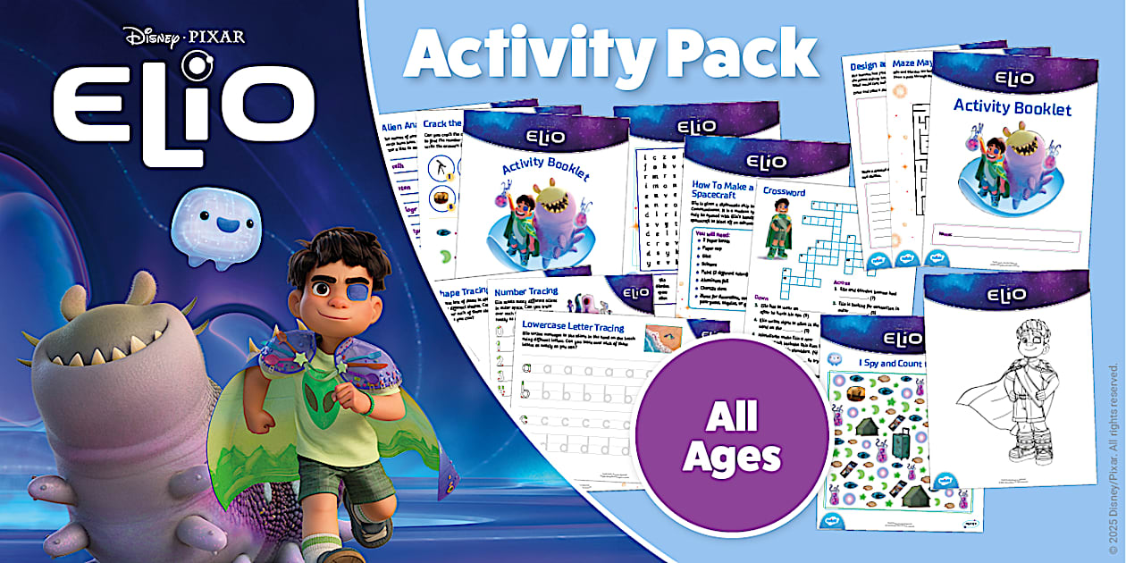 Elio: Activity Pack for All Ages