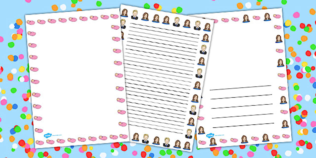 Editable Royal Princess Page Borders (teacher made) - Twinkl