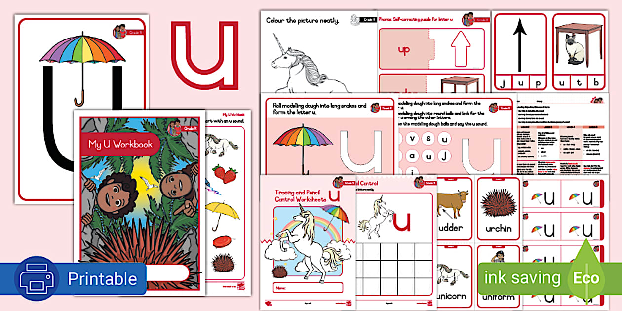 Grade R Phonics Pack U