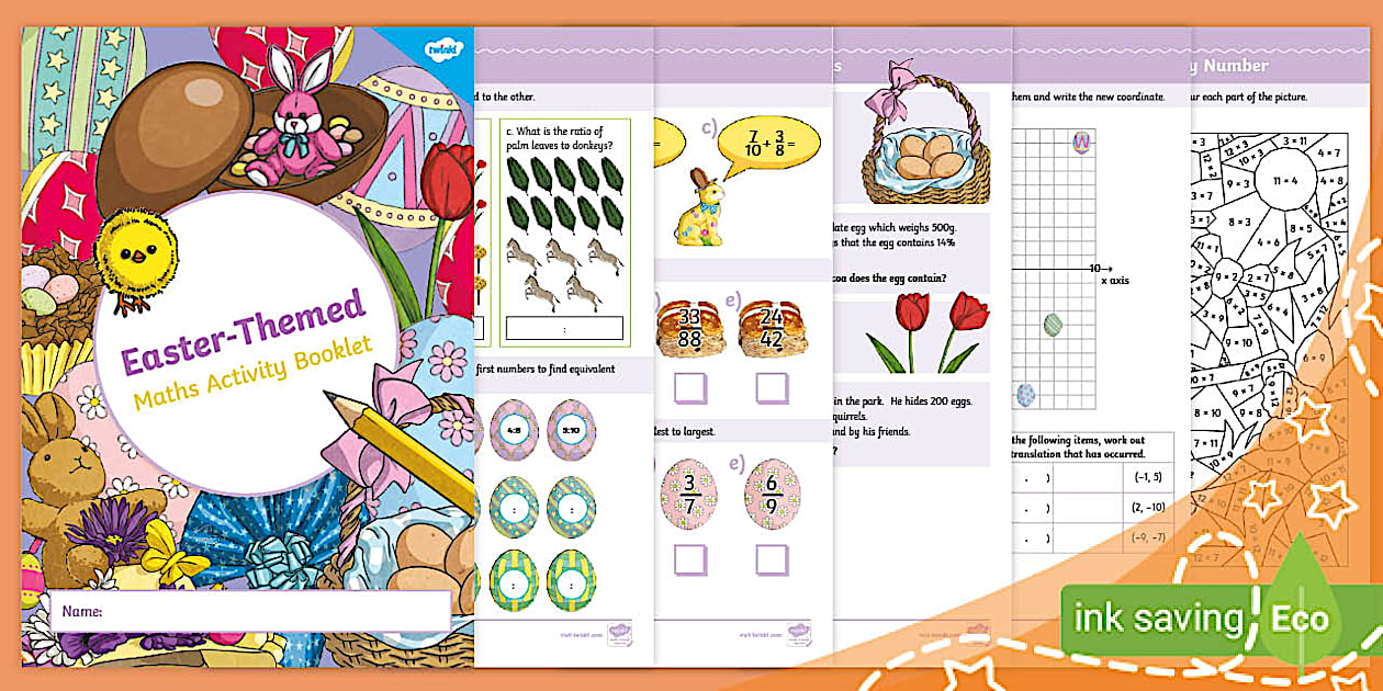 KS2 Easter-Themed Activity Booklet (Ages 9 - 11) - Twinkl