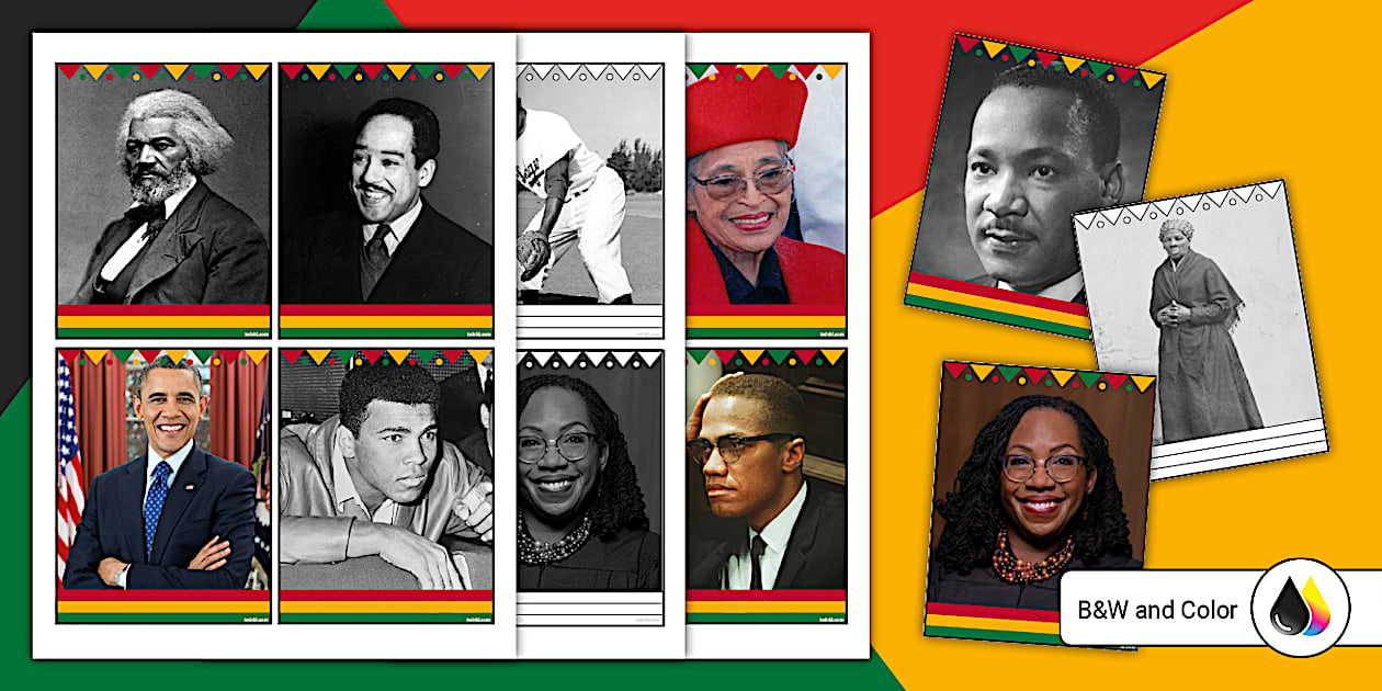 Black History Cut Outs | Black History Month | Twinkl USA