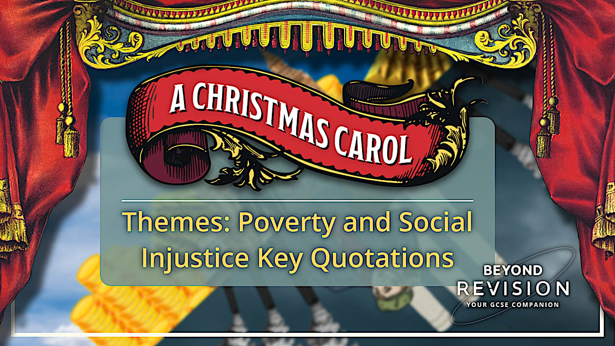 Key Quotes: Poverty | A Christmas Carol | Quickfire Video