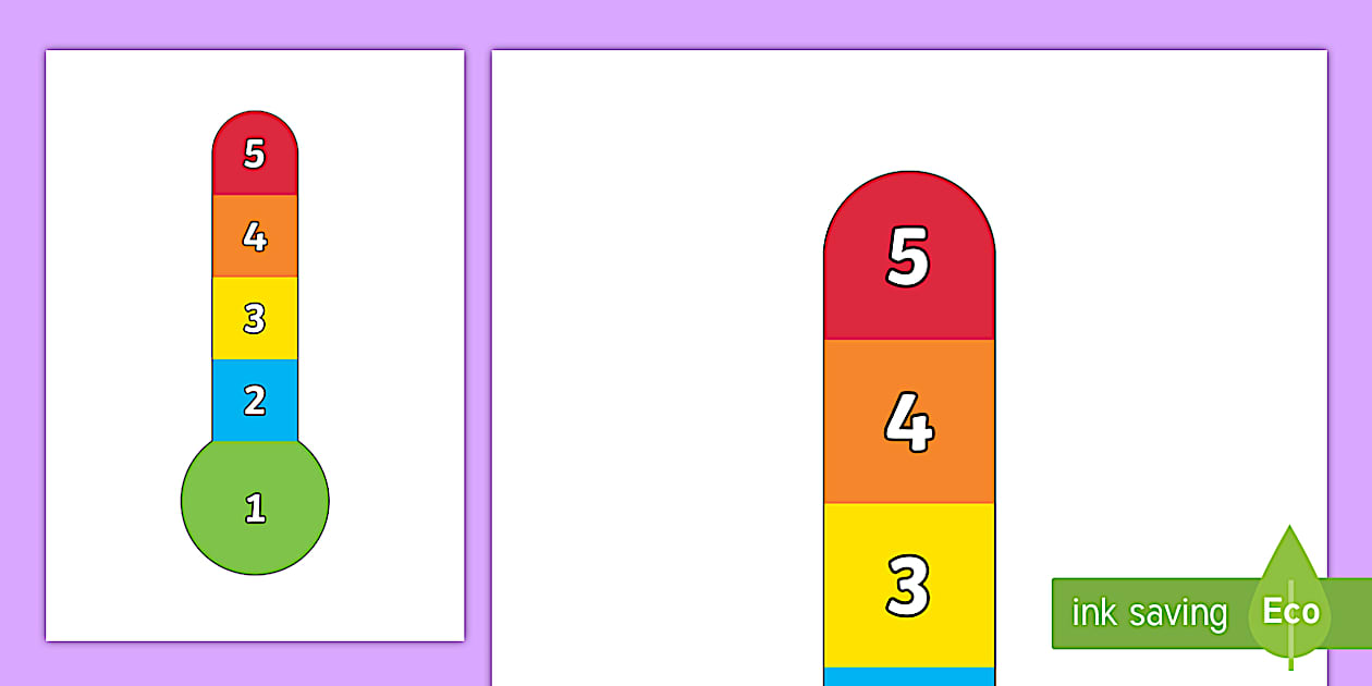 👉 Emotions thermometer | Easy to Print | Twinkl - Twinkl