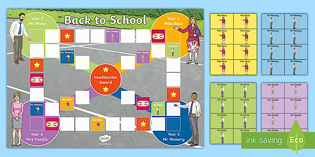 KS2 First Day of School Board Game | Twinkl (teacher made)