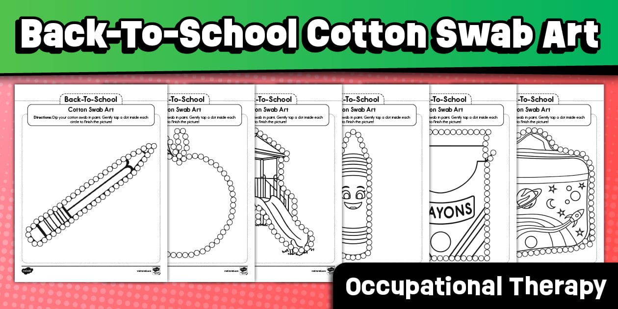 Back to School Activities for OT: Pencil Grasp and Fine Motor Coordination