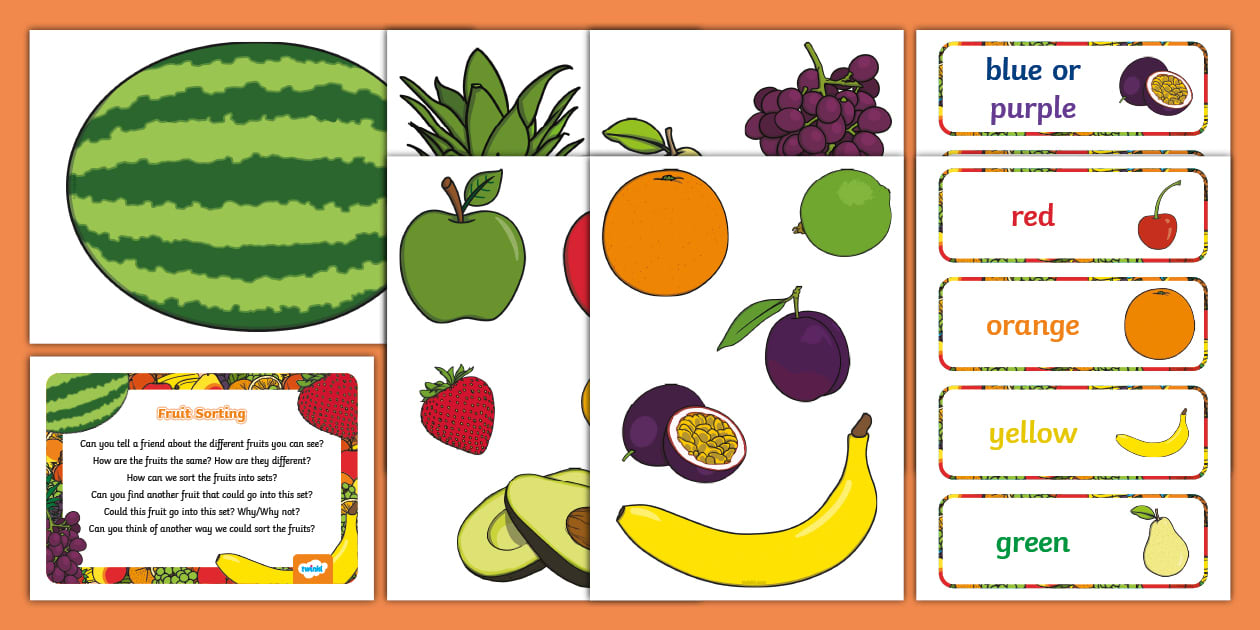 Fruit Sorting Activity (Teacher-Made) - Twinkl
