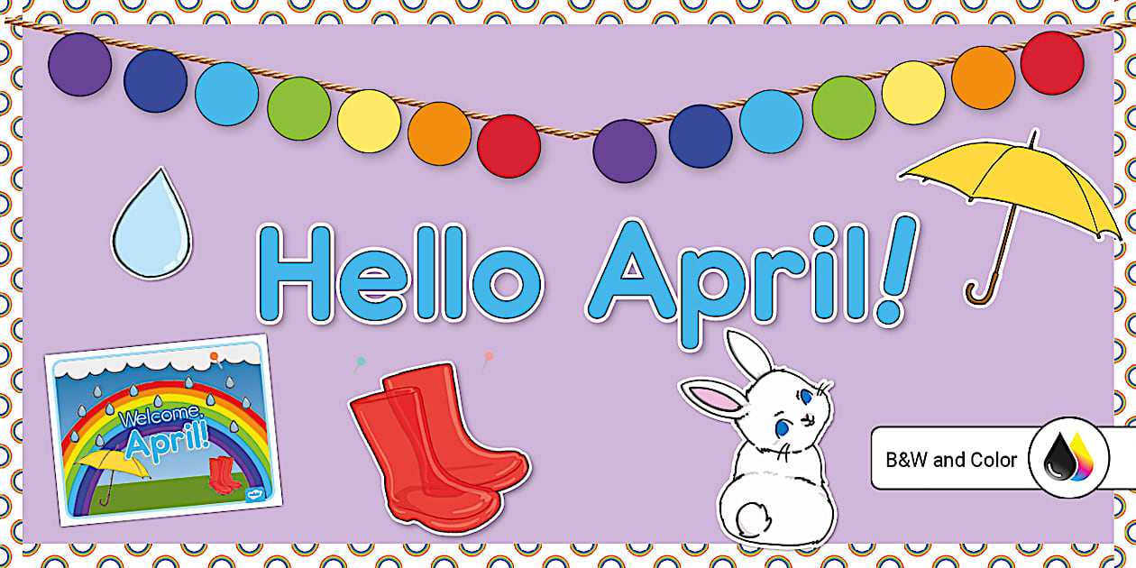 April Bulletin Board Pack