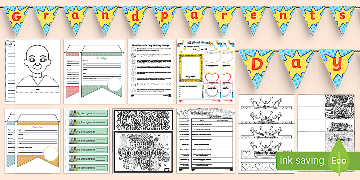 Grandparents Day Resource Pack 3-6 (teacher made) - Twinkl