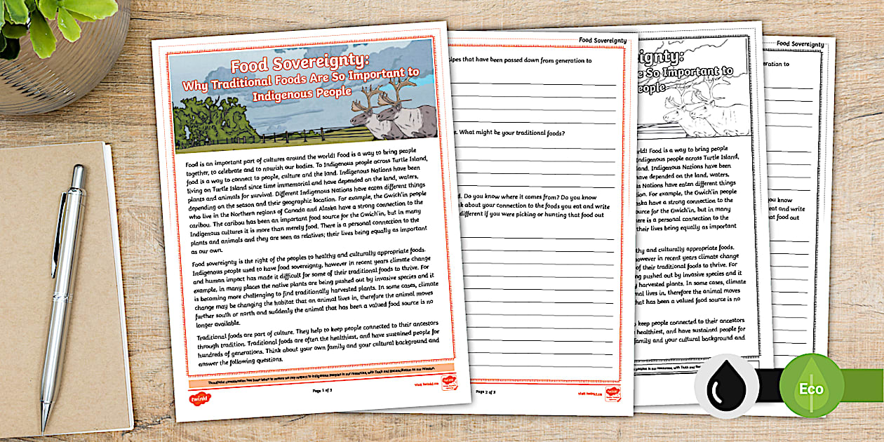 Food Sovereignty and Understanding Traditional Foods