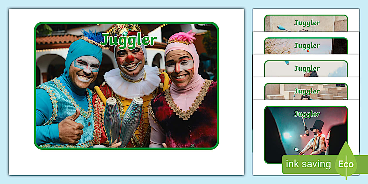 Juggler Photo Pack (Teacher-Made) - Twinkl