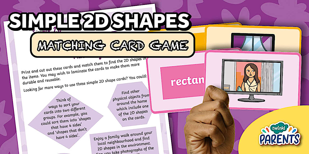 👉 Simple 2D Shapes Matching Puzzle Game
