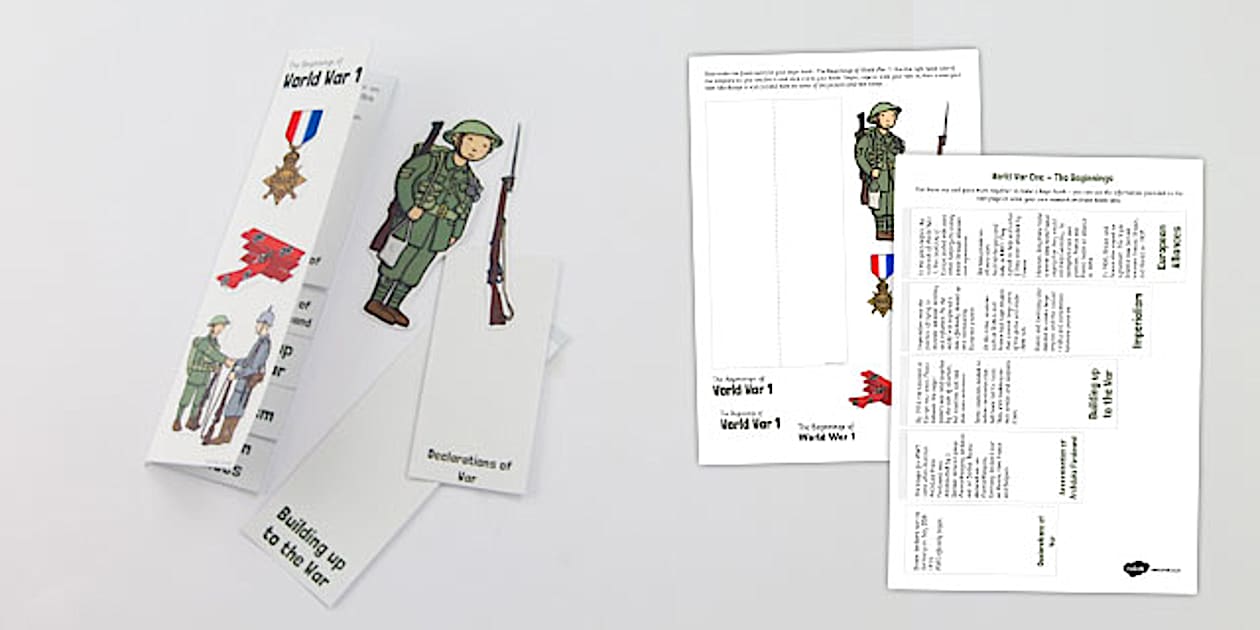 World War One - World War One The Beginnings Layer Book - ww1