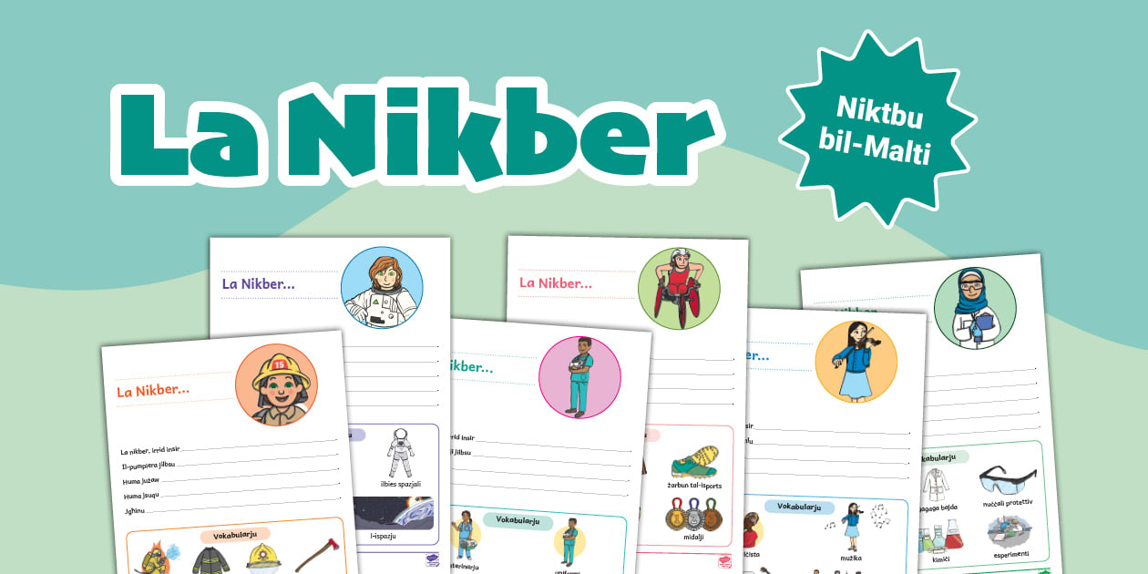 Karta tat-Taħriġ tal-Kitba: La Nikber...