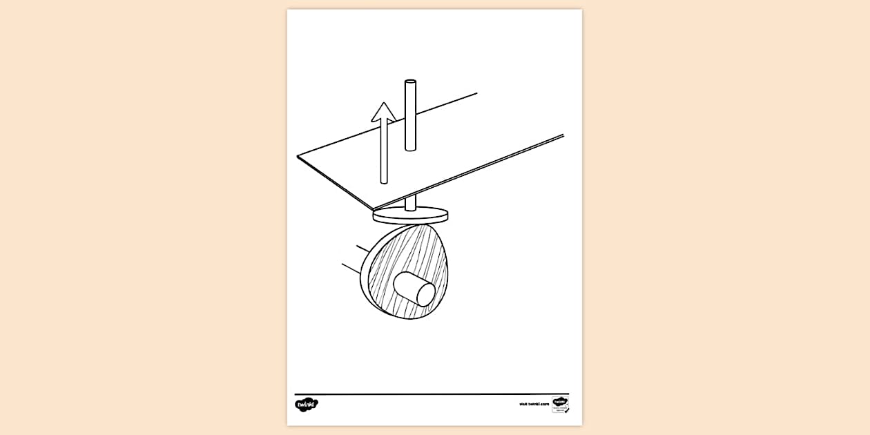 Linear Motion Colouring Sheet | Colouring Sheets - Twinkl
