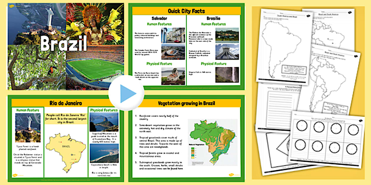 Brazil Geography KS2 - Geography Resources