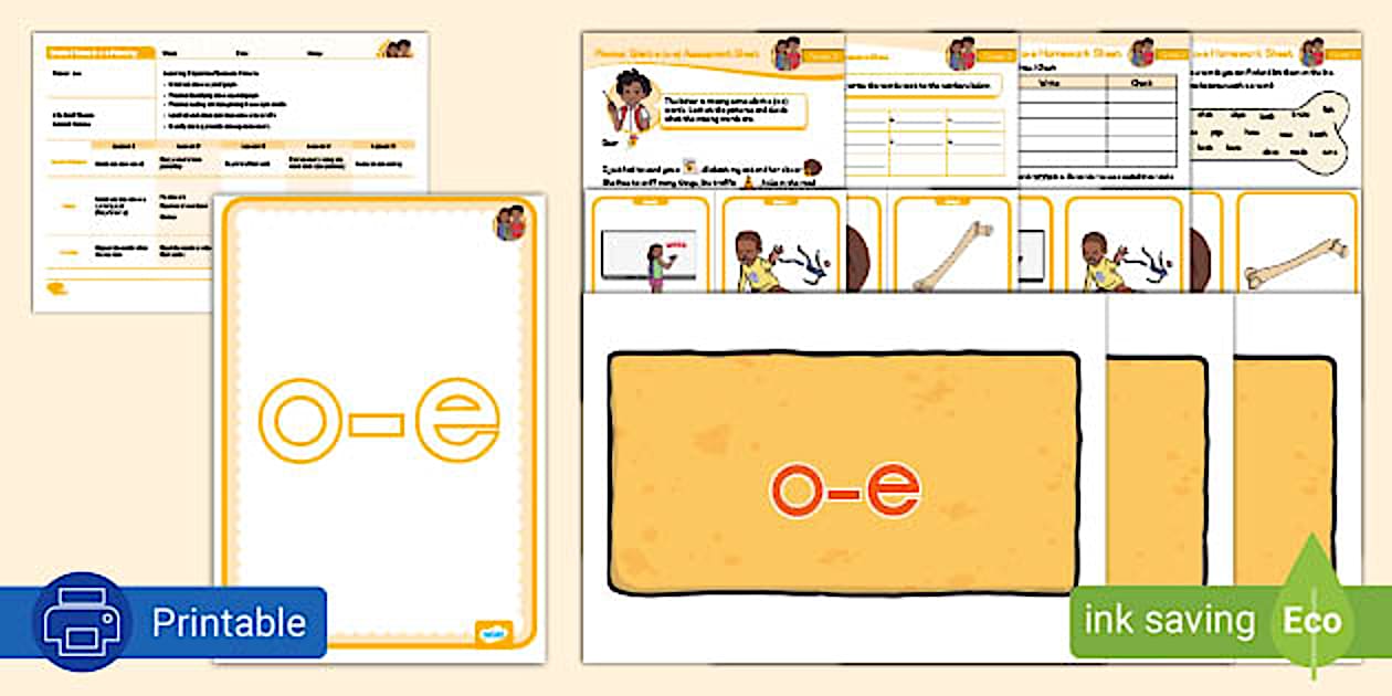 Grade 2 Phonics Pack o-e (teacher made) - Twinkl