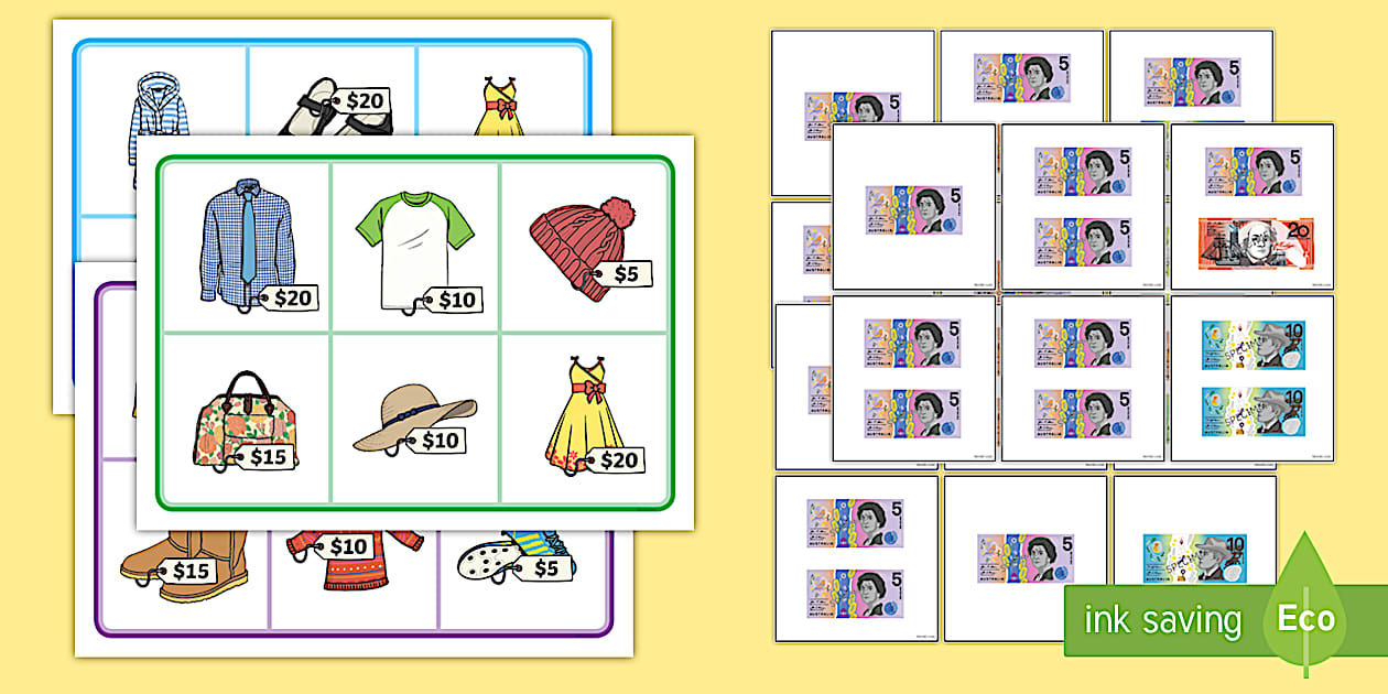 NSW Clothes Shop Bingo (teacher made) - Twinkl