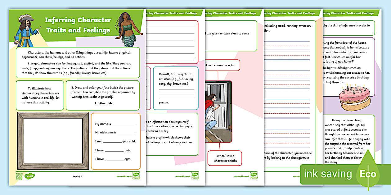 Inferring Character Traits and Feelings | Grade 2 | Twinkl