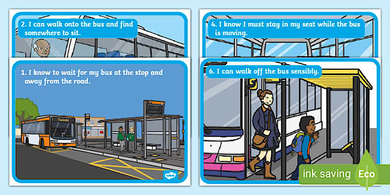 Bus Safety Display Posters Display Posters (teacher made)