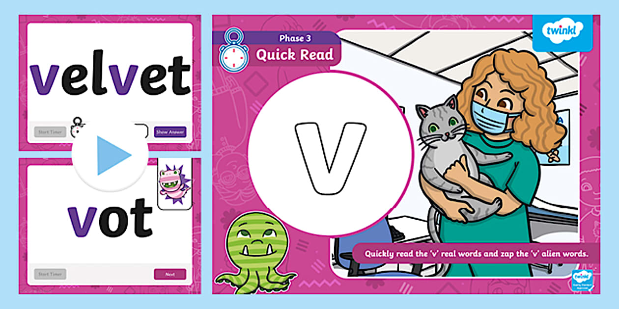 Phase 3 Quick Read v PowerPoint (Teacher-Made) - Twinkl