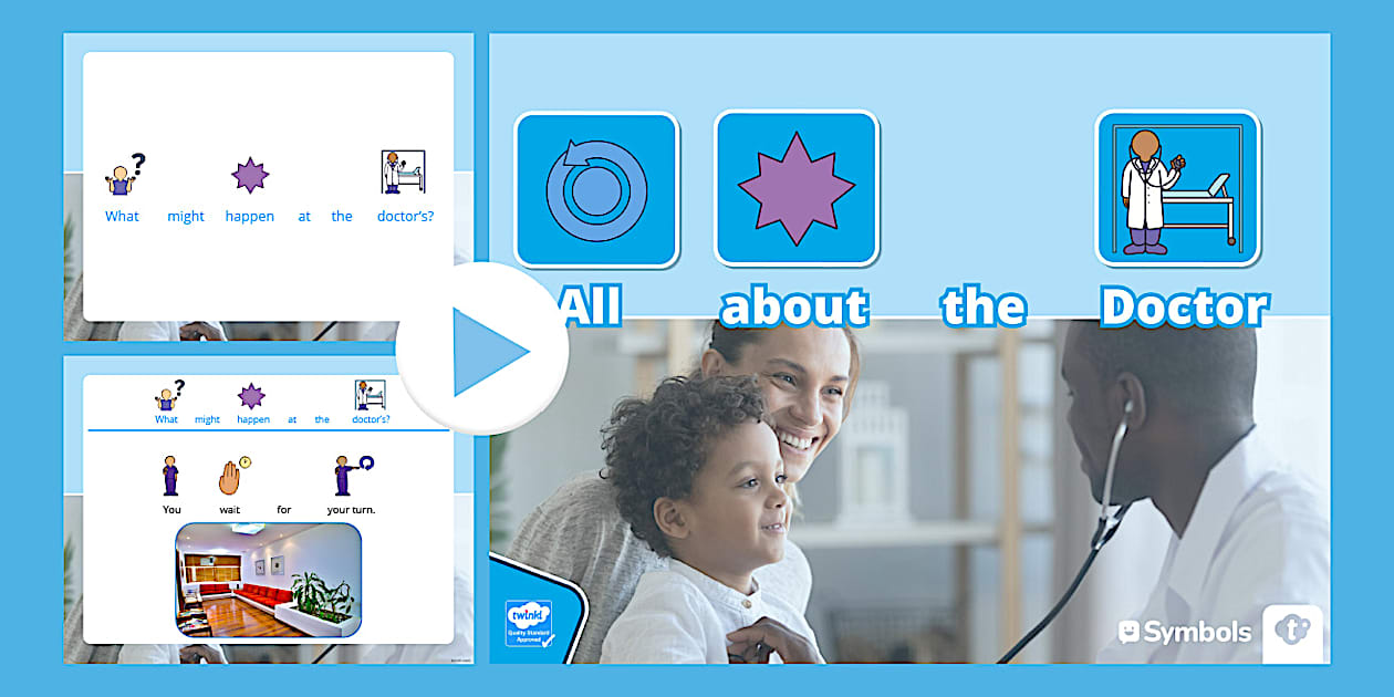 Twinkl Symbols: Older Learners: All About the Doctor PowerPoint