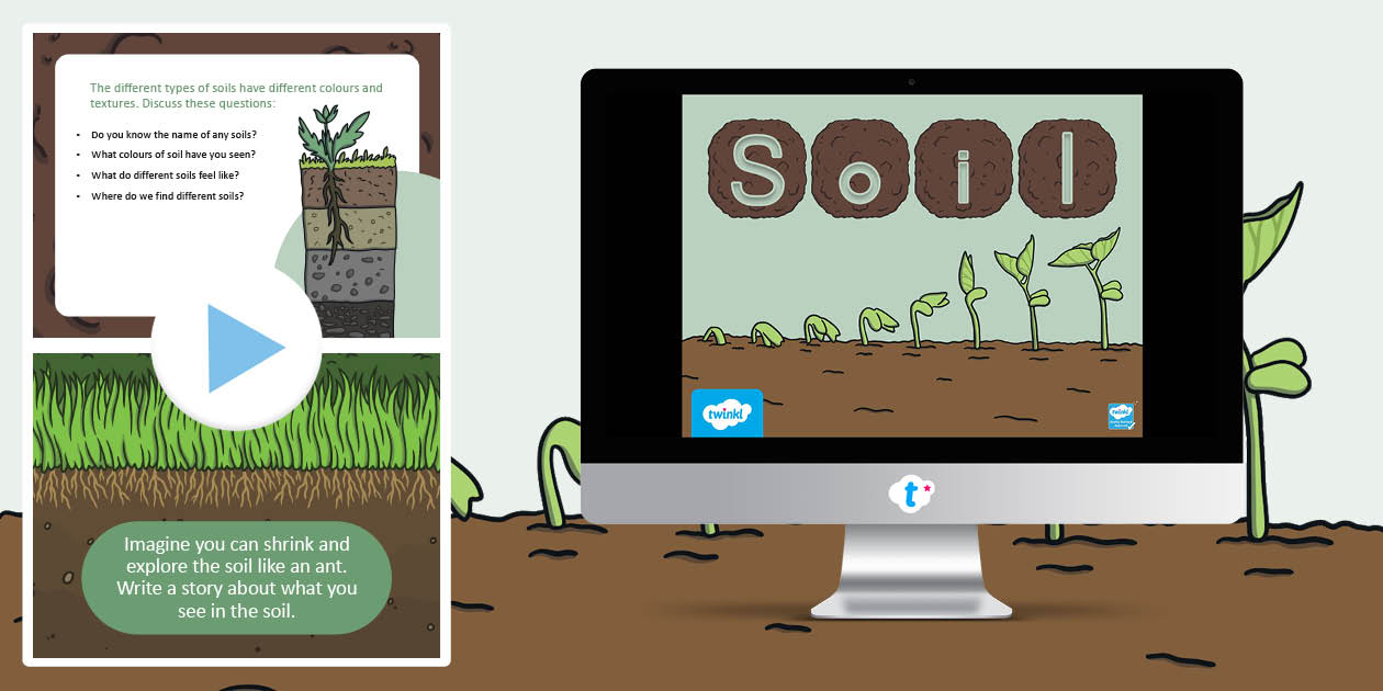 Grade 2 Life Skills Term 3 Soil Discussion PowerPoint (CAPS Aligned)