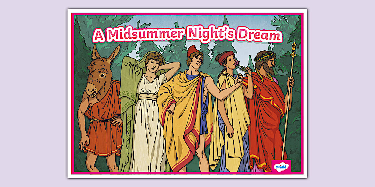 A Midsummer Night's Dream Display Poster (teacher made)