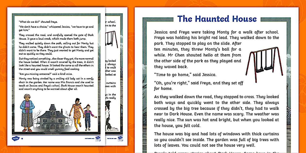 Halloween Haunted House Story PDF | Halloween Resources