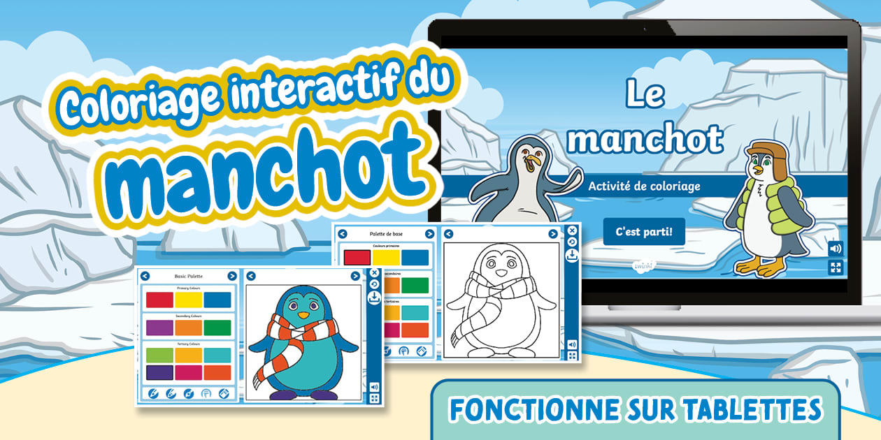 Coloriage interactif du pingouin