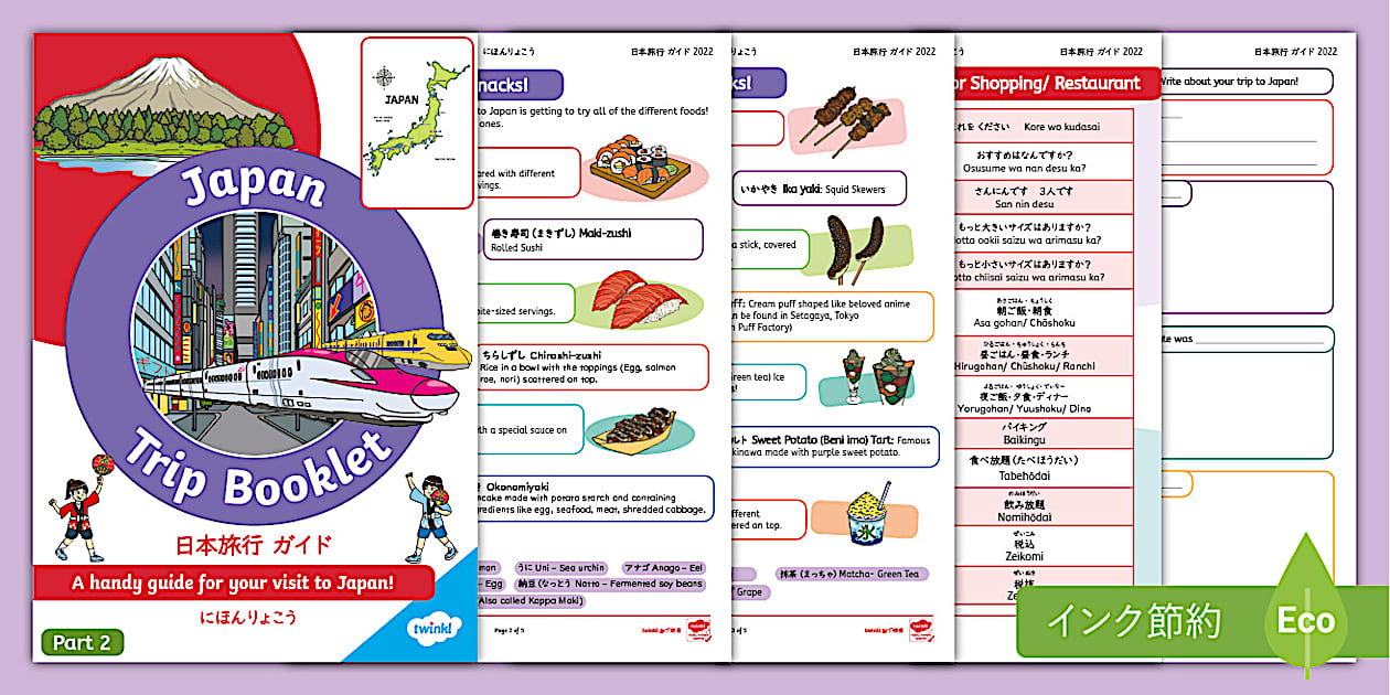Japan Travel Guide Japanese Phrases and Tips Part 2 - Twinkl