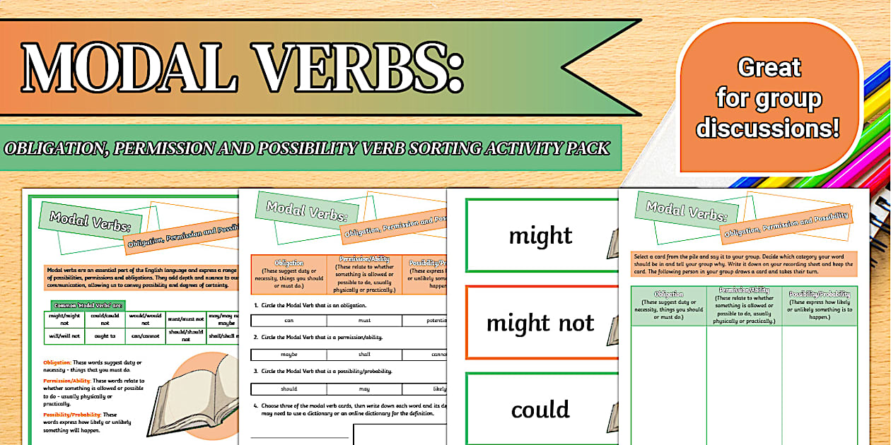 Modal Verbs: Obligation, Permission & Possibility Activities